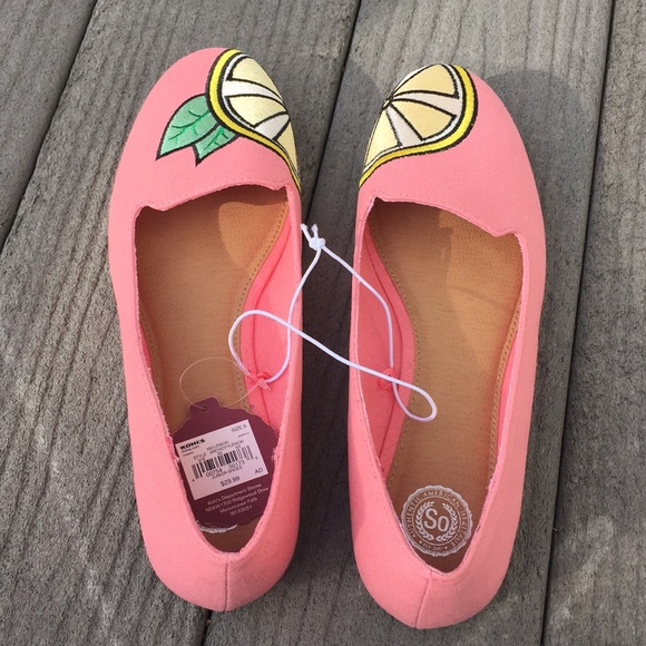 SO | Shoes | Nwt So Brand Lemon Flats Crazy Cute | Poshmark